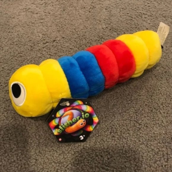 Bonkers | Toys | Slitherio 8 Plush Worm Stuffed Animal Yellow Red And ...